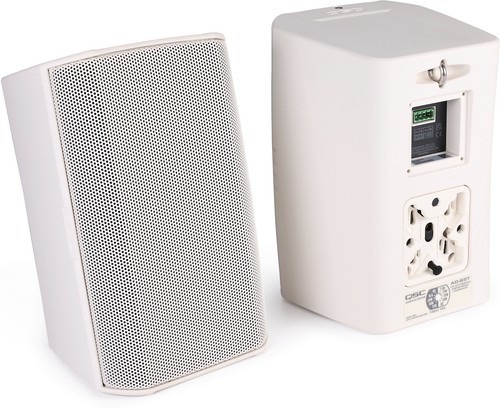 QSC ADS5T 5.25" Two-Way Speaker 70 Volt White Pair | eBay