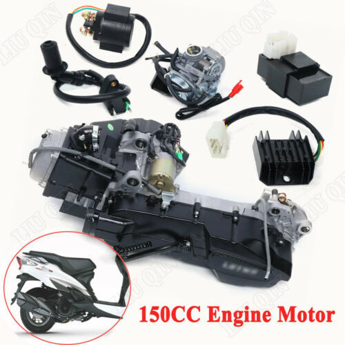 150cc GY6 ATV Go Kart Engine Motor AutoTransmission Build-in Long Case ...