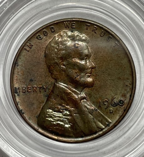 1960-D Lincoln Penny Cent Lamination Error Coin | eBay