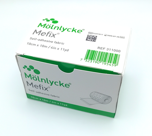 Mefix Self Adhesive Fabric Tape, Secure Dressing Fixation, 10cm x 10m ...