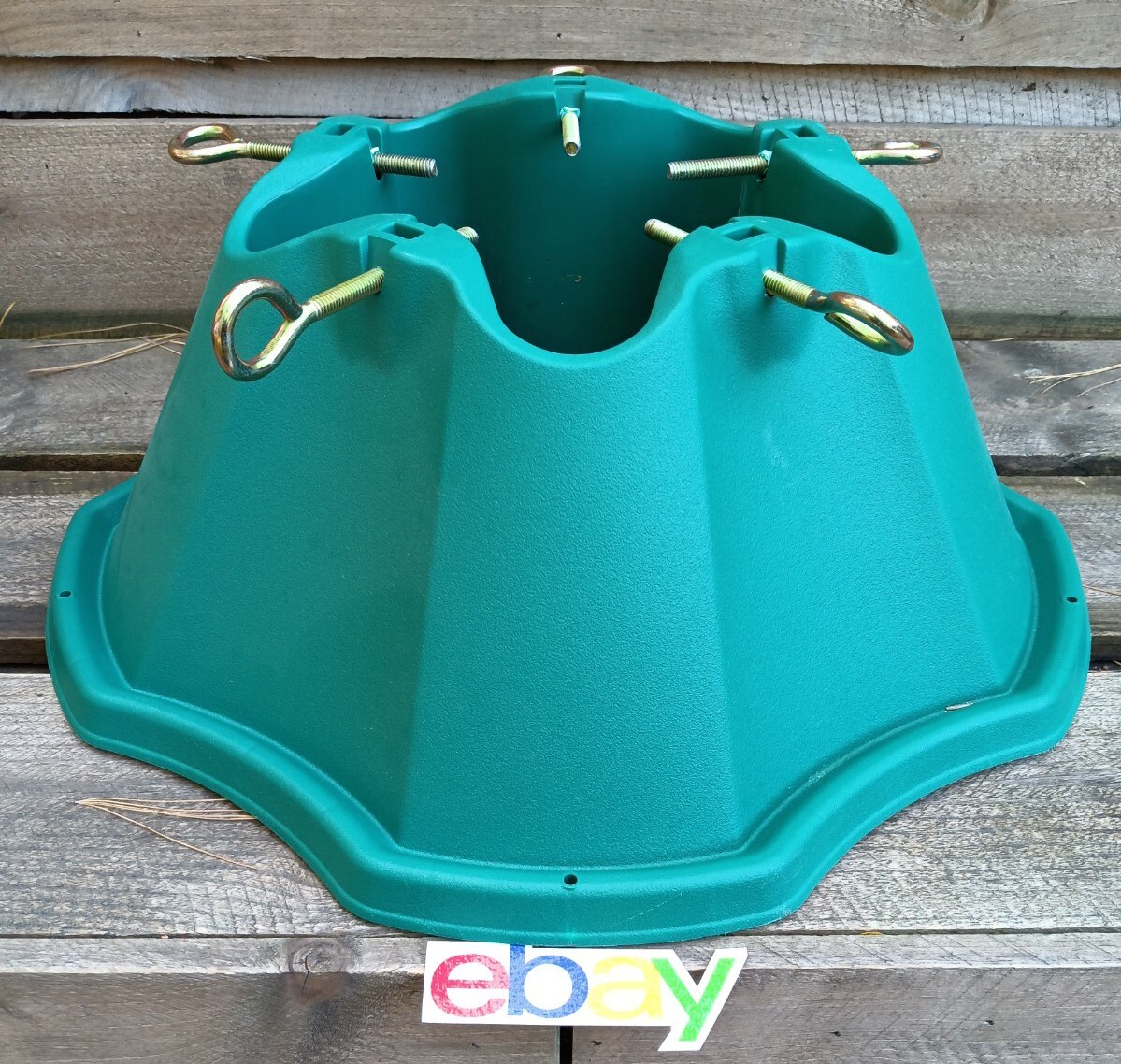Plastic Heavy Duty Tree Stand Bowling's Last Stand Christmas Tree