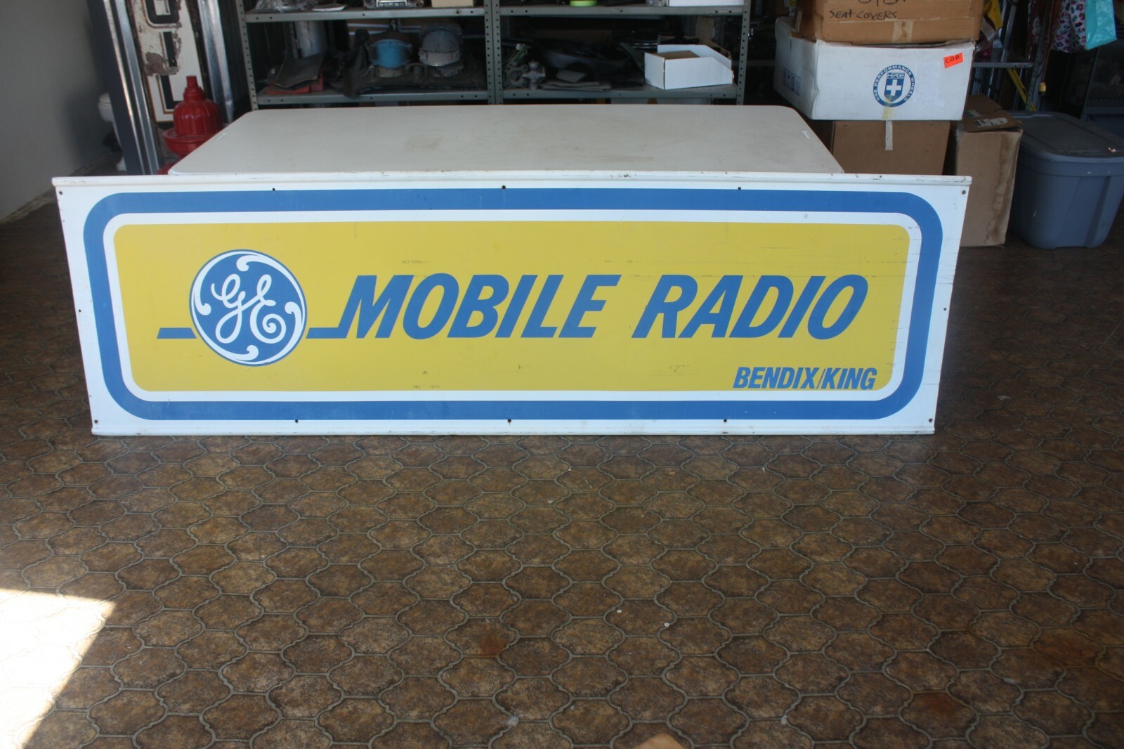 Antique Vintage GE Mobile Radio Bendix King Sign Airplane Avionics ...