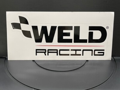 NHRA "WELD RACING" STICKER 9" X 4" DIE CUT STICKER | eBay