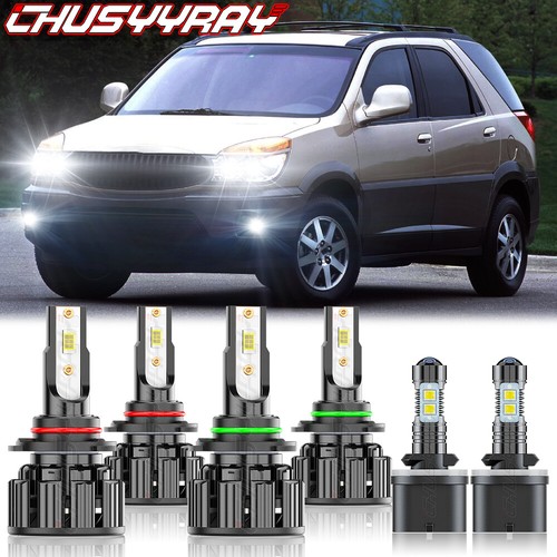 For Buick Rendezvous 2002-2007 9005 9006 880 LED Headlights+Fog Light ...