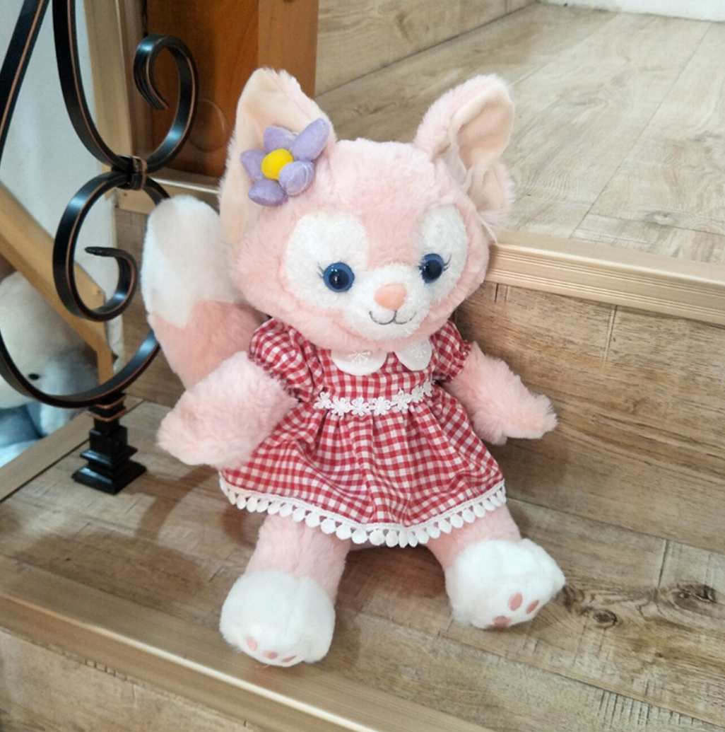 40cm LinaBell Plush Toy Pink Foxes with Xmas Costumes Doll Kids Xmas ...