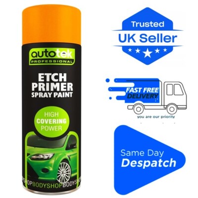 500ML AUTOTEK ACID ETCH GREY PRIMER FOR GALVANISED ALUMINIUM EP TH143 ...