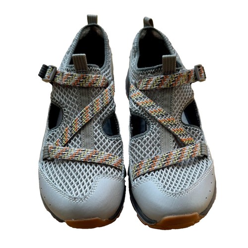 NEW Chaco Odyssey sports sandals big kids size 6 gray mesh waterproof ...