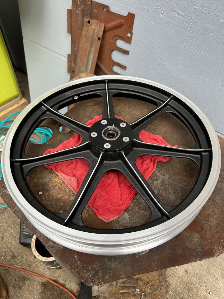 harley morris mag front Wheel Rim 7 spoke 19” Shovelhead Ironhead Fxr ...
