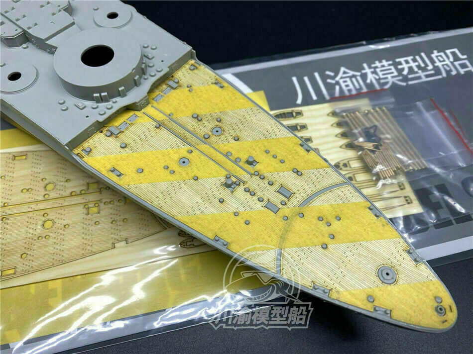 1/350 RN Vittorio Veneto 1940 Wooden Deck+Metal Gun Barrels for ...