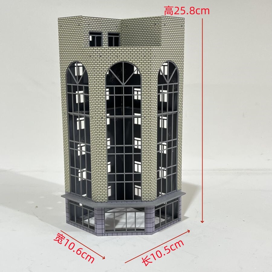 1/87 HO Scale Building Model Train Railroad Layout Scene Architectural ...