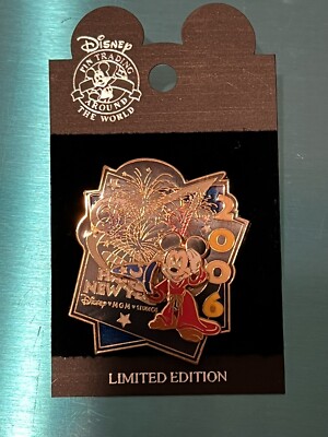 Rare Walt Disney Imagineering Mickey Mouse Happy New Year 2007 Fantasia ...