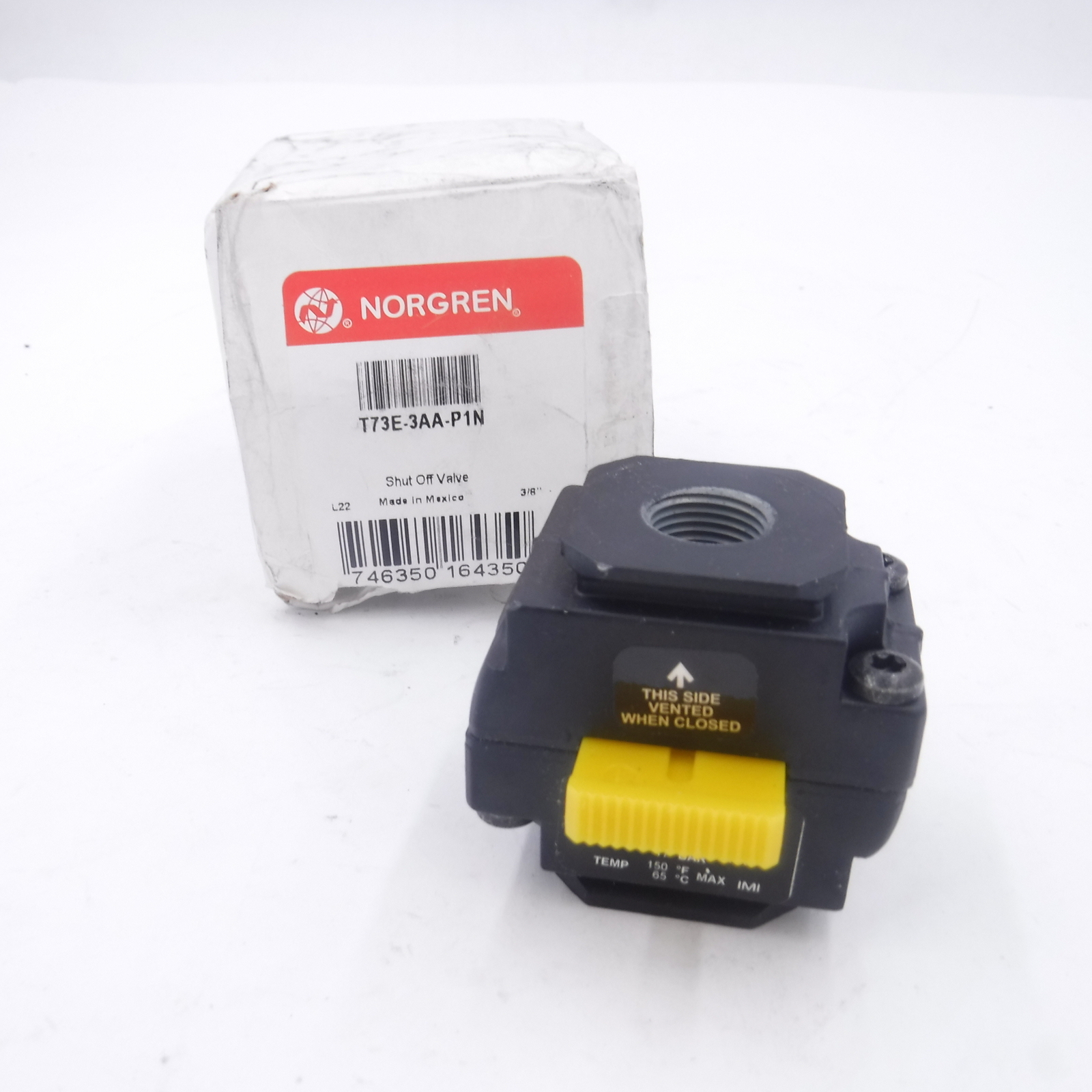 Norgren Excelon T73E Series 3/8" PTF Ported 3/2" Lockout Valve T73E-3AA ...