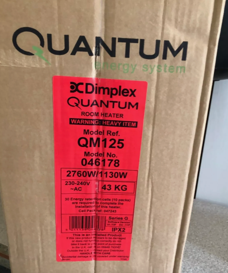 Dimplex Quantum QM125 Storage Heater | eBay UK