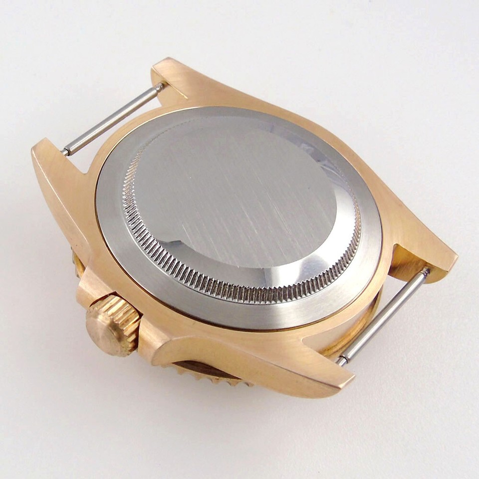 40mm CUSN8 Solid Bronze Bezel Sapphire Glass Watch Case Fit NH35 NH36 ...