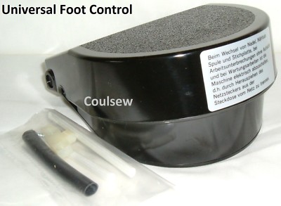UNIVERSAL SEWING MACHINE FOOT CONTROL PEDAL - 2 Wire Connect DIY ...