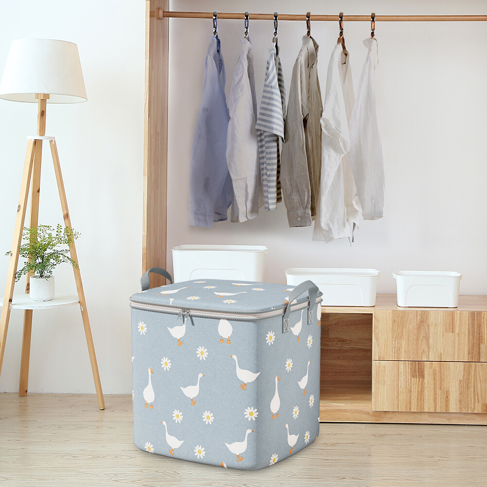 Large Capacity Closet Organizers Travel Clothing Organization Box (Blue ...