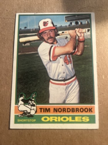 1976 Topps Tim Nordbrook RC Rookie #252 Baltimore Orioles | eBay