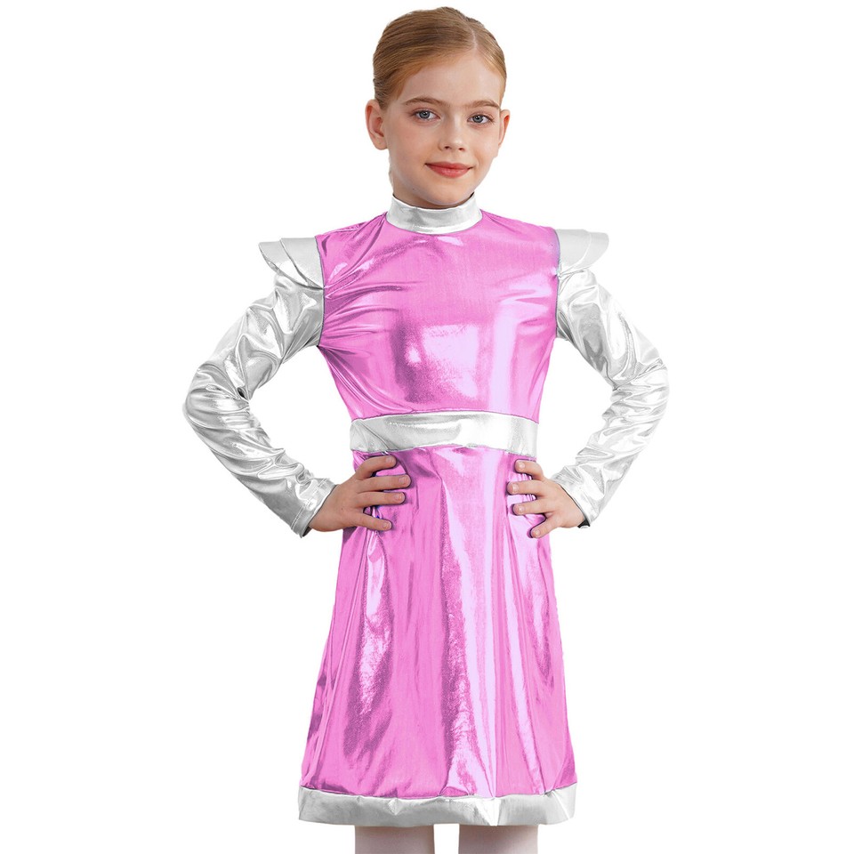 Kids Girls Costume Masquerade Dress Uniform Skirt Movie Photography ...