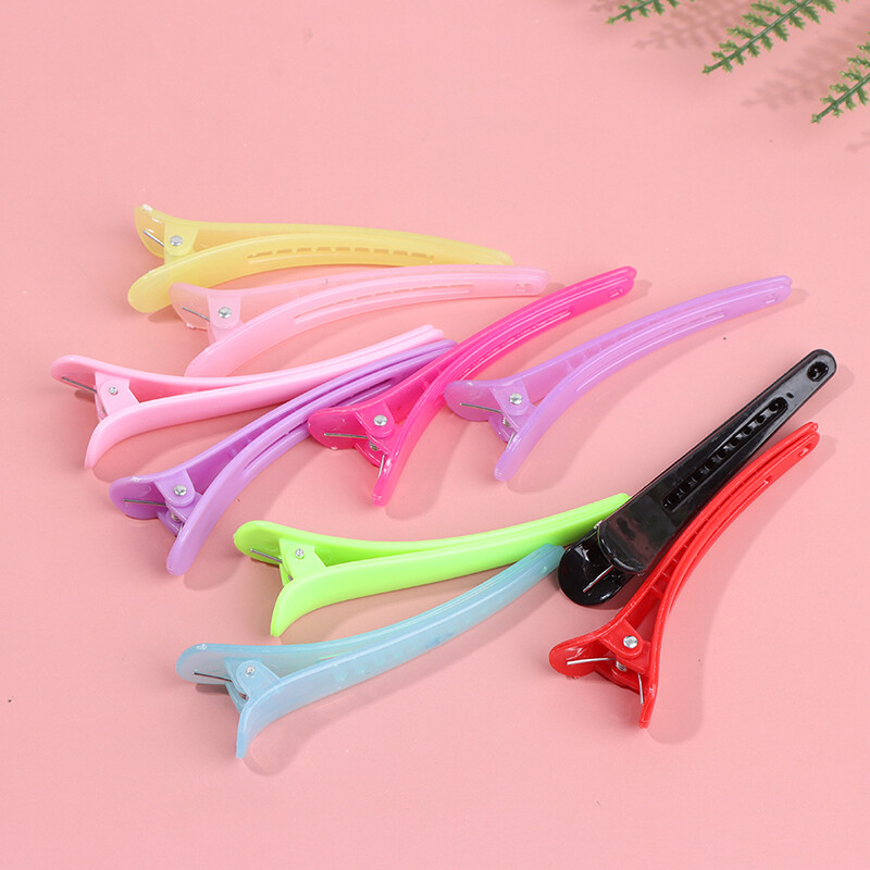 10Pcs/Set Professional Basic Hair Grip Clips Sectioning Salon Styling ...