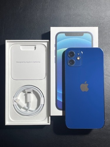 Apple iPhone 12 - 128GB - Blue (Unlocked) in Excellent Condition ...