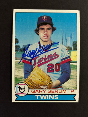 Gary Serum Twins Signed 1979 Topps Baseball Card #627 Auto Autograph 3 ...