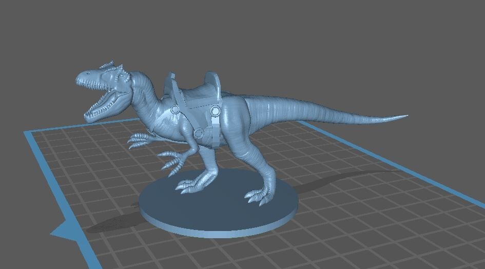 Allosaurus Miniature /mz4250/ Large Creature/ Mount/ Pathfinder/RPG ...