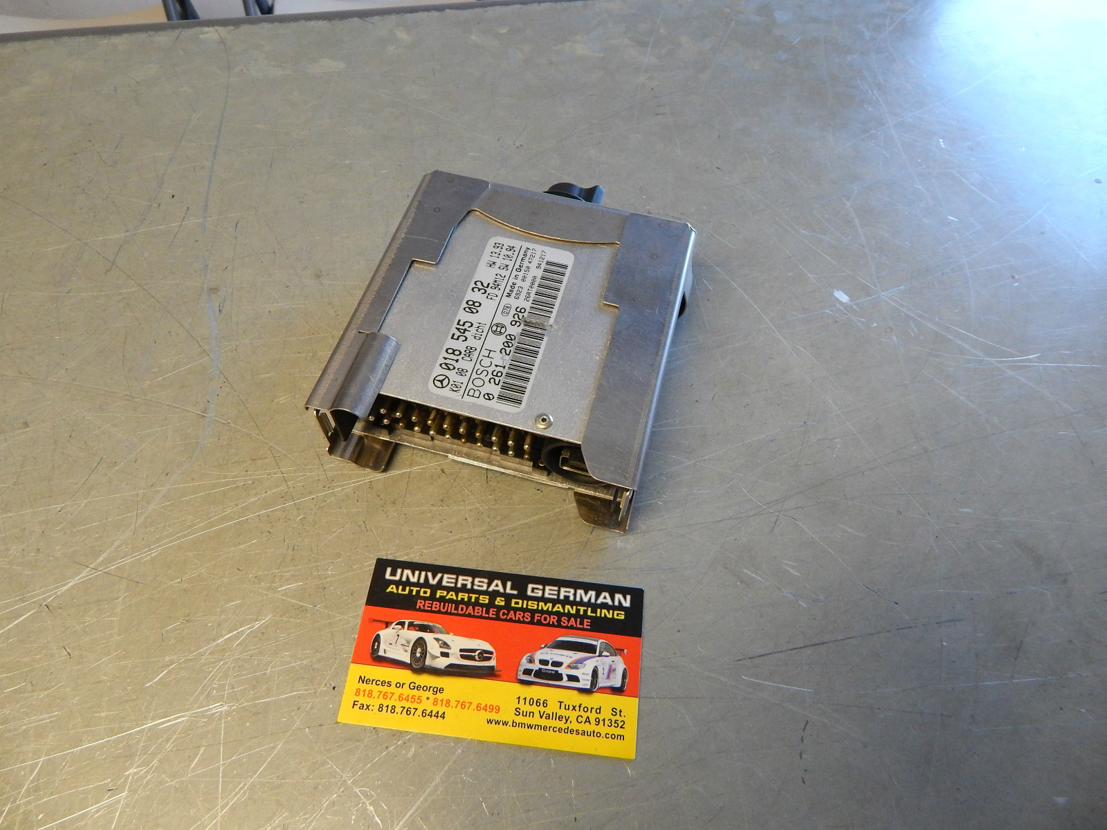 129 SL320 300SL MAS / CARB CONTROL MODULE 0185450832 / 0261200926 | eBay