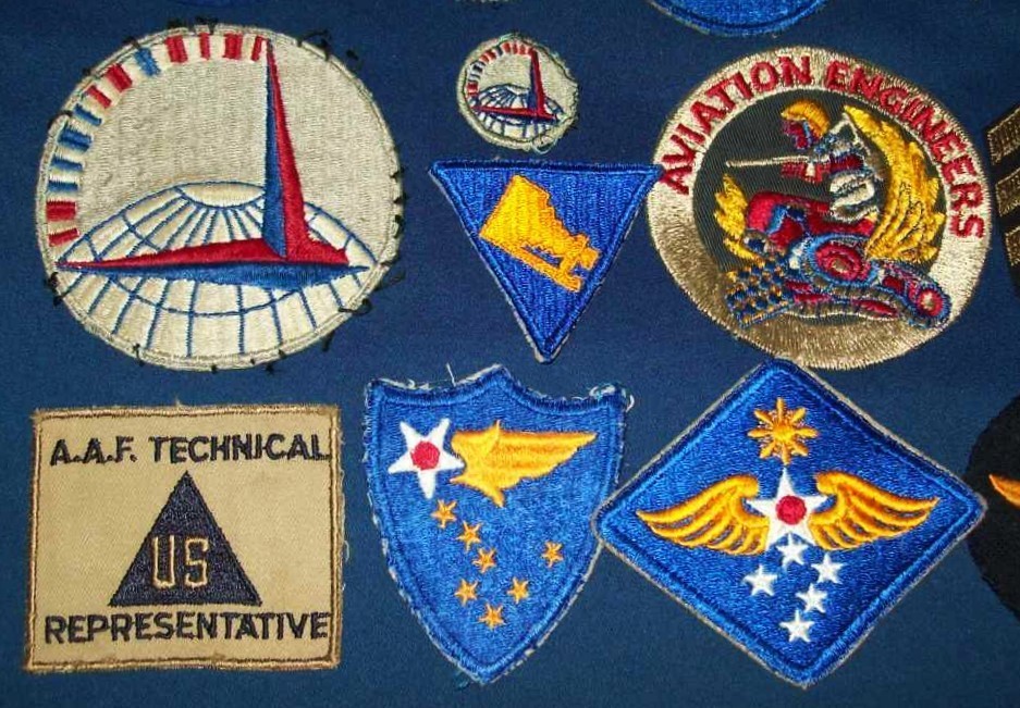LARGE LOT OF WW2 - 1950's MISC. AIR FORCE PATCHES + AWS OBSERVER ARMBAND | eBay