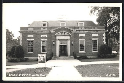 Foto-AK Alexander City, AL, Post Office 1952 | eBay