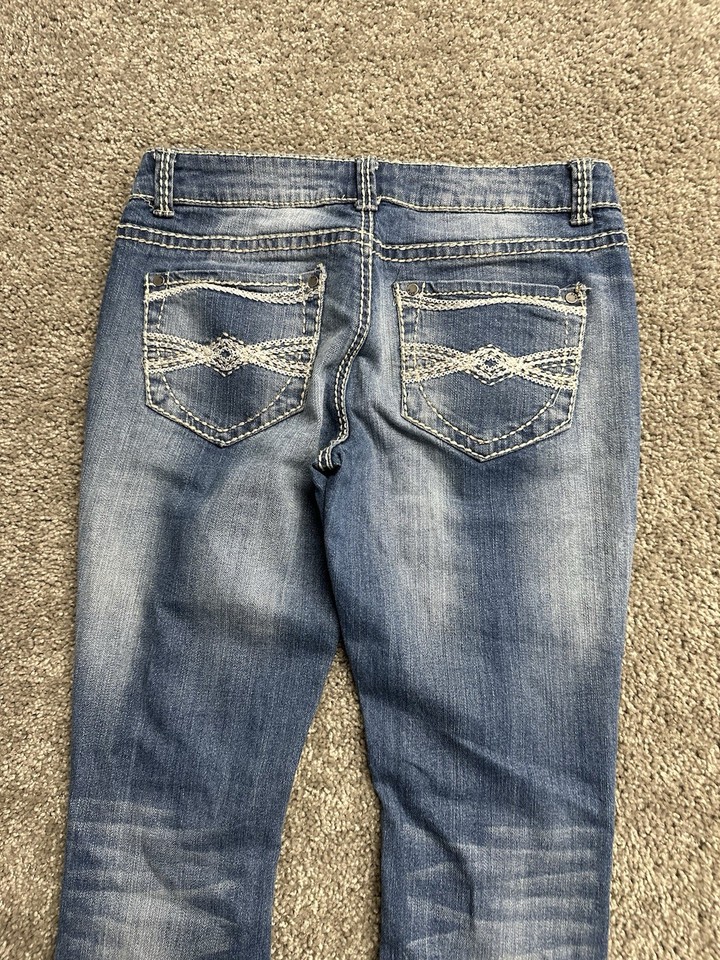 Vintage Y2K 2000s Mudd Jeans Womens Mid Rise Bootcut Jeans Medium Thick ...