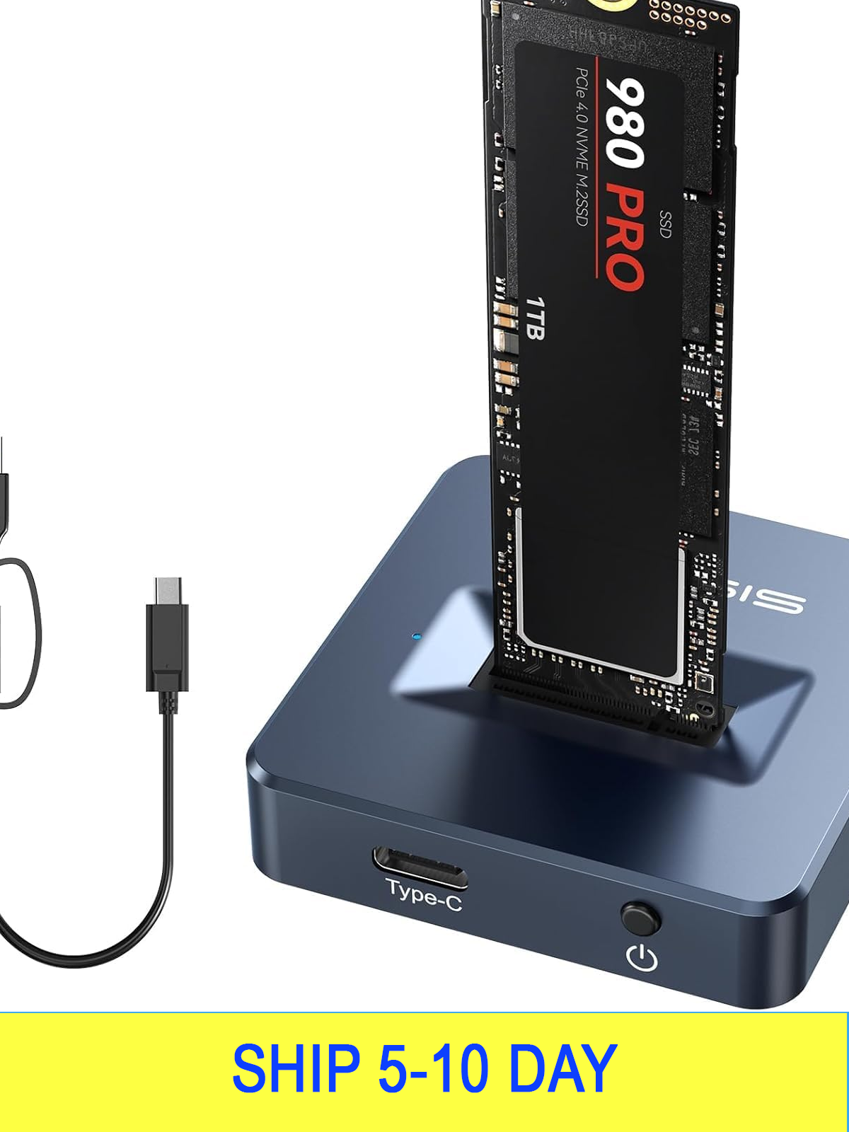 ACASIS NVME SSD Reader Adapter, Aluminium Alloy Housing Fast Heat ...