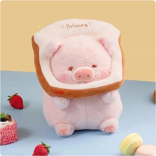 30cm Cute Furry Pink Pig Elastic Super Soft Fabric Pink Pig Pillow Cute ...