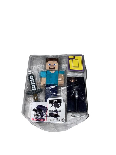 NEW Minecraft Build-A-Portal BLUE SHIRT STEVE Action Figure Toy New ...