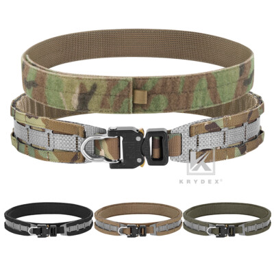 KRYDEX Tactical Belt Tegris Rigid Heavy Duty Belt Cobra Buckle MOLLE ...