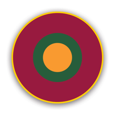 Sri Lanka Roundel Sticker Decal - Weatherproof - slaf sri lankan lka lk ...