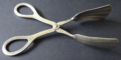 Alte Gebäckzange - Servierzange - versilbert 100er Auflage - 18,5 cm ...
