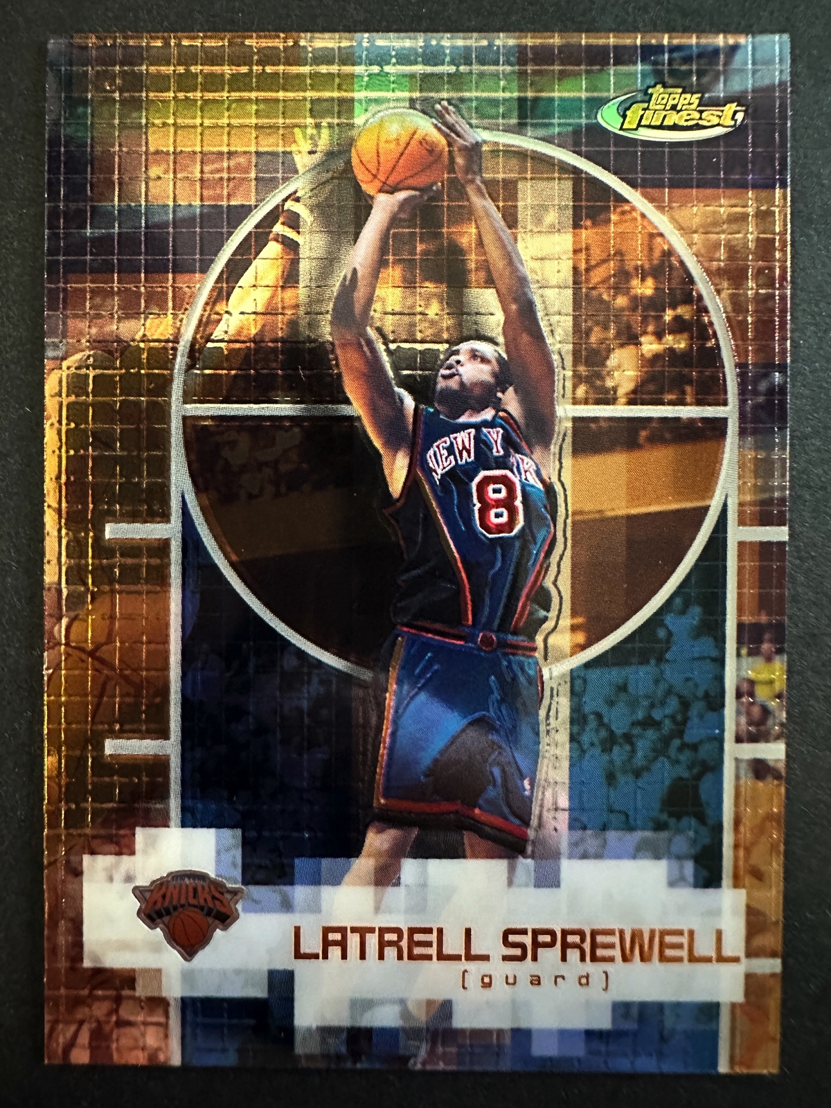Latrell Sprewell 2000 Topps Finest Basketball Card New York Knicks #64 ...