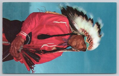 Cherokee Indian Chief Postcard | eBay