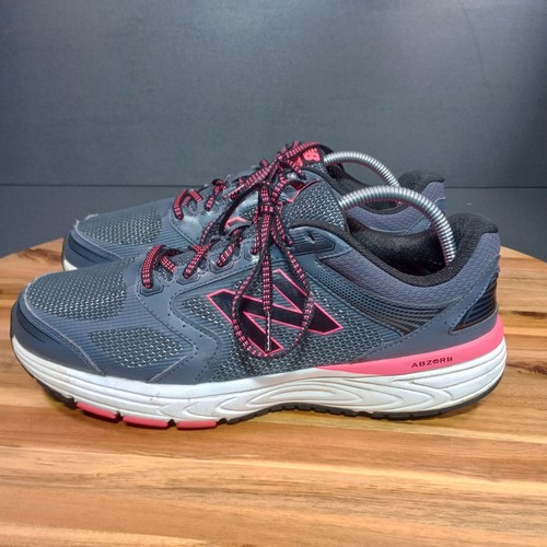 New Balance 560 V7 Womens Sz 11 D Gunmetal Pink Black W560LG7 Athletic ...