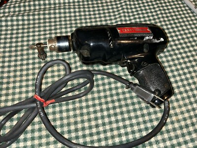 Craftsman 1/4” electric drill Model # 315.11400 Double Insulated tested ...