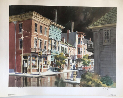 Duane Ralph Light Watercolor 22"x28" Print “After the Storm “ Signed ...