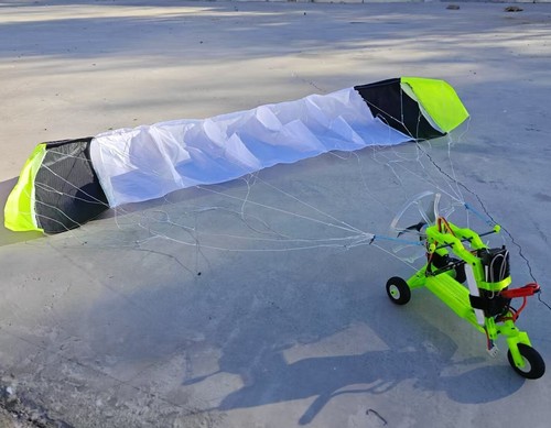 Parafun 0.98M RC Mini Paramotor Cart PNP Version - Green Free Shipping ...