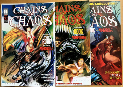 VAMPIRELLA / Rook : Chains of Chaos, COMPLETE 3 issue 1994 Harris ...