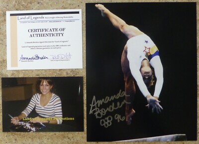 AMANDA BORDEN - SIGNED / AUTOGRAPHED - 8x10 PHOTO - OLYMPICS - COA | eBay