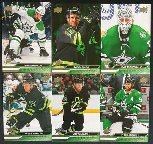 Dallas Stars 2023-24 Upper Deck Series One (6) Card Base Team Set | eBay