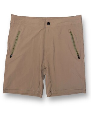 MACK WELDON Hybrid Shorts Stretch Performance 7” Inseam Brown Size M ...