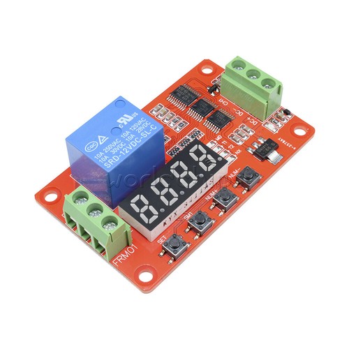 12V Automation Delay Multifunction Self-lock Relay Cycle Timer Module ...