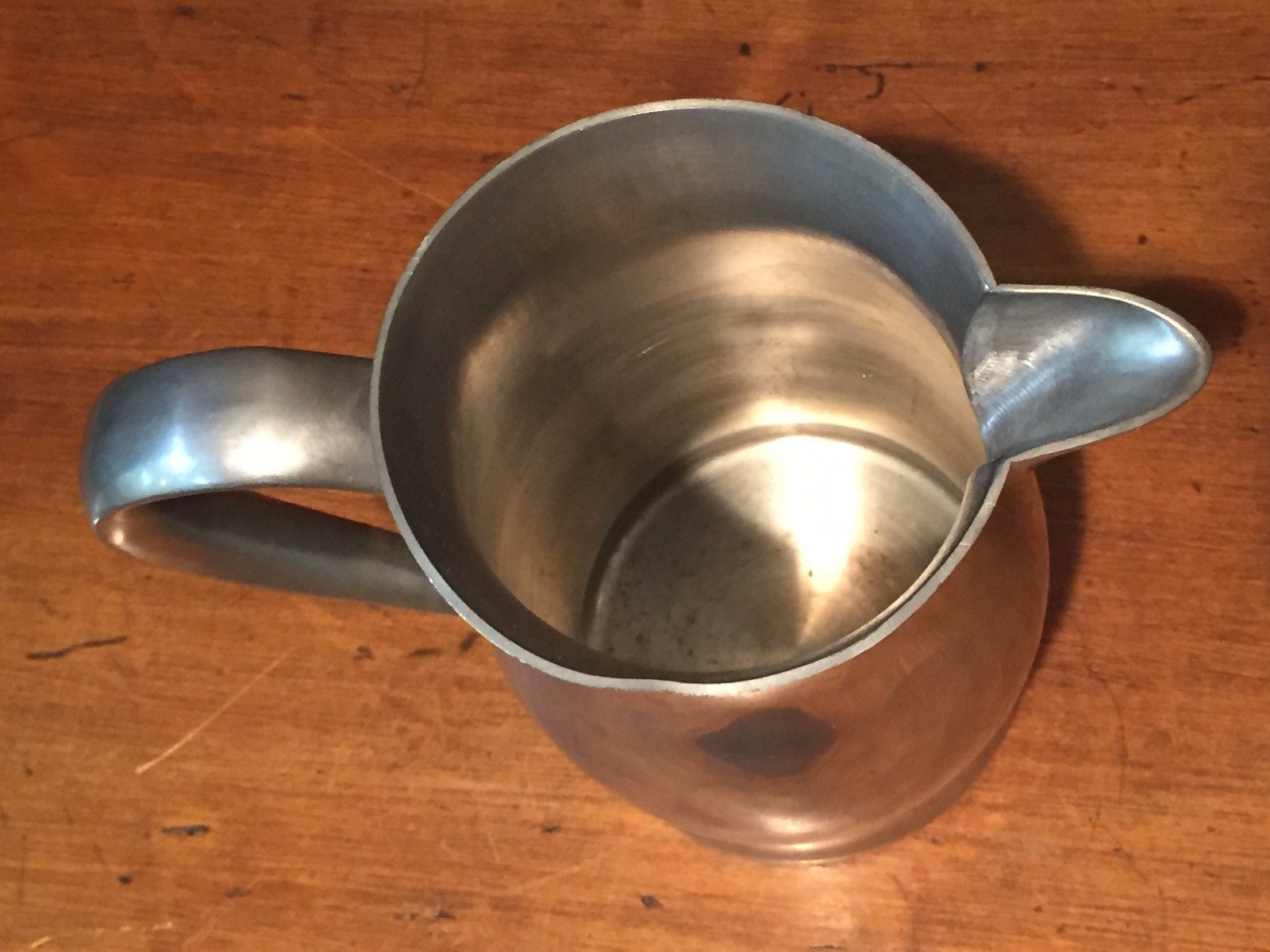 Antique Vintage Woodbury Pewterers Small Pewter Pitcher | eBay