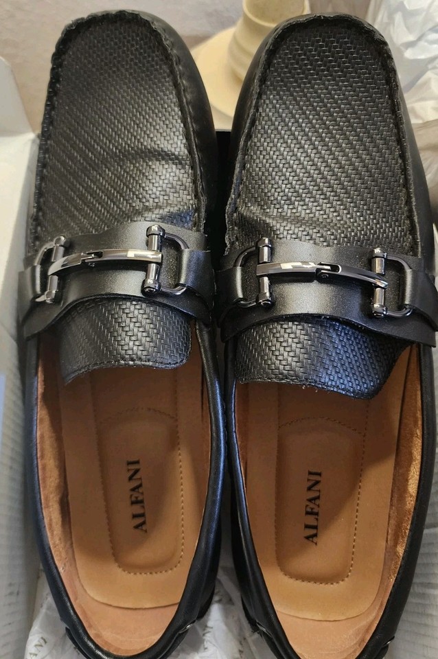 Alfani Men's Len Closed Toe Penny Loafer Drivers Color Black Size 11 | eBay