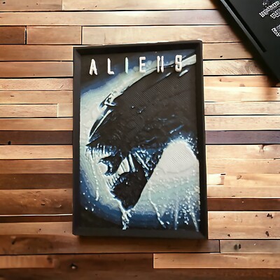 Aliens MAGNET 2"x3" Refrigerator Locker Movie Poster 3d Printed | eBay